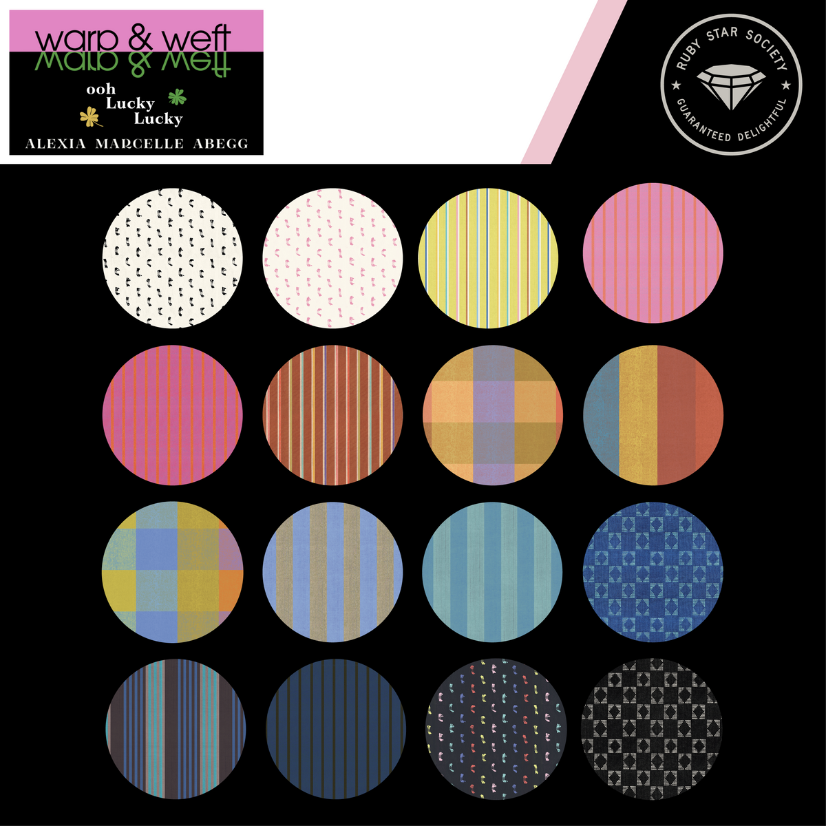 Warp and Weft Ooh Lucky Lucky Layer Cake RS4121LC By Alexia Abegg for – HandmadeIsHeartmade