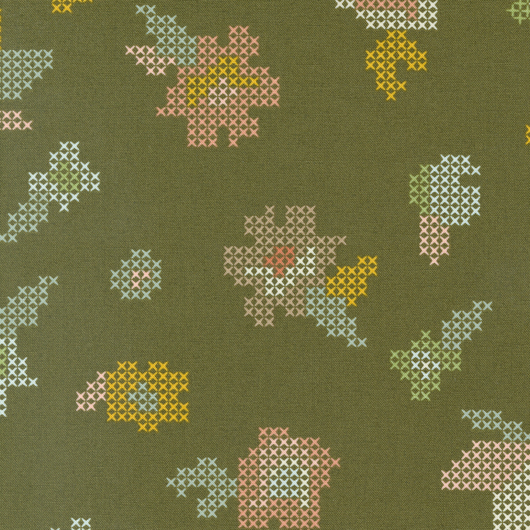 Dawn on the Prairie Cross Stitch Moss Shadow 45571 21 by Fancy That De ...