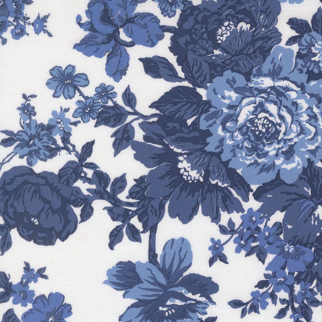 PREORDER Blueprint Heirloom White Navy 55330 26 by Camille Roskelley ...