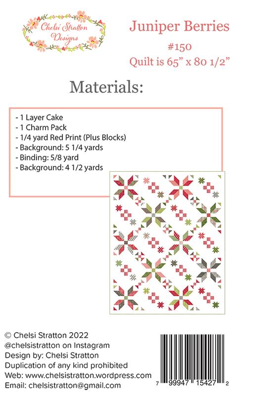 Juniper Berries G CSD 150 Pattern by Chelsi Stratton- Moda- 65" X 80 1 ...