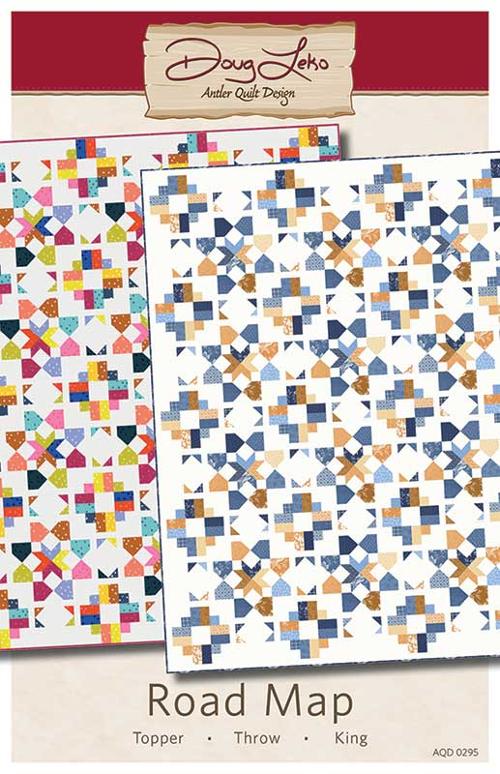Road Map G AQD 0295 Antler Quilt Designs- 60 X 77" – HandmadeIsHeartmade