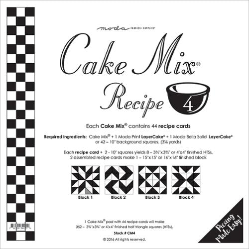 Cake Mix Recipe #4 by Moda- 44 Recipe Cards – HandmadeIsHeartmade