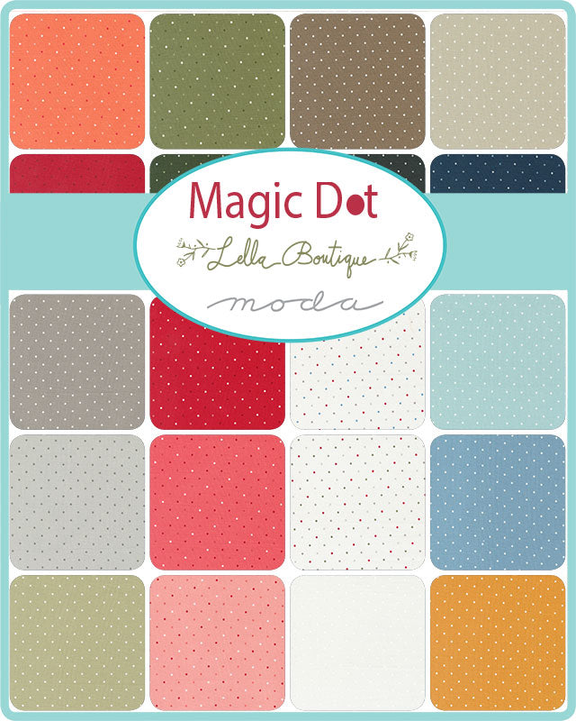 Magic Dot Half Yard Bundle 5230HY by Lella Boutique- Moda- 20 Prints ...