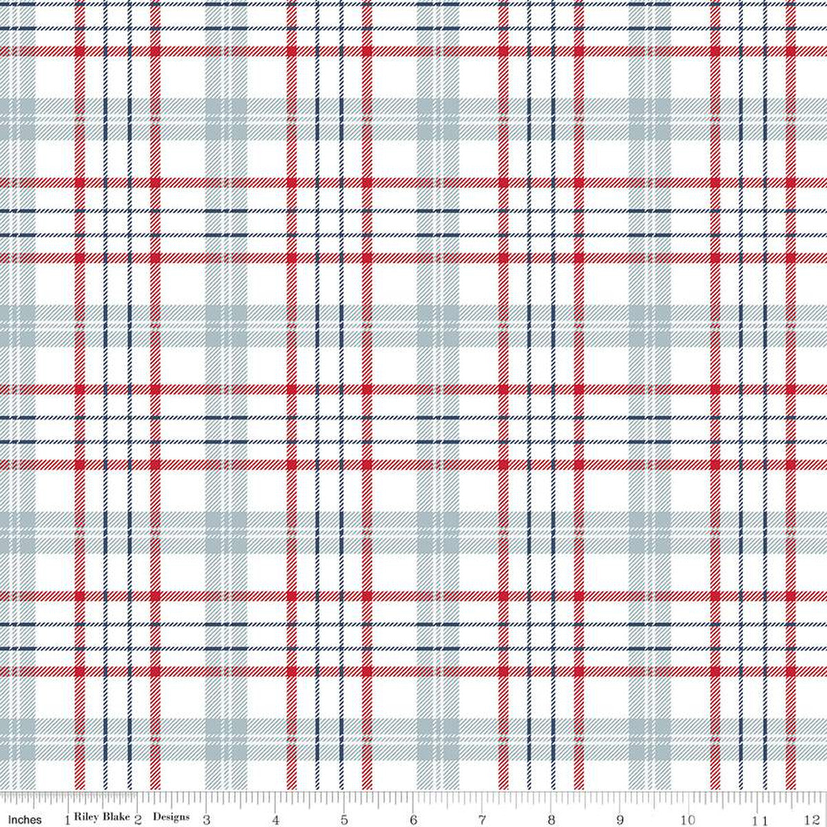 American Beauty Plaid C14443-STORM by Dani Mogstad for Riley Blake Fab ...