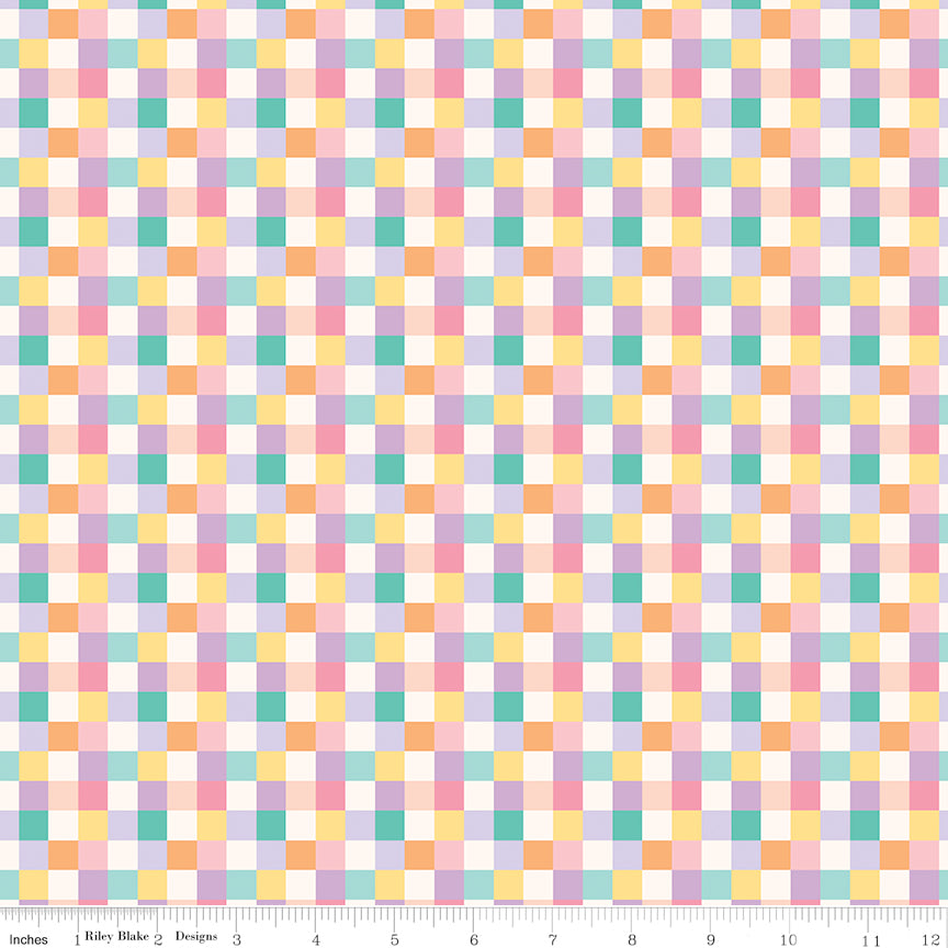 Patchwork Checks C17244-MULTI by Liza Taylor for Riley Blake Designs ...