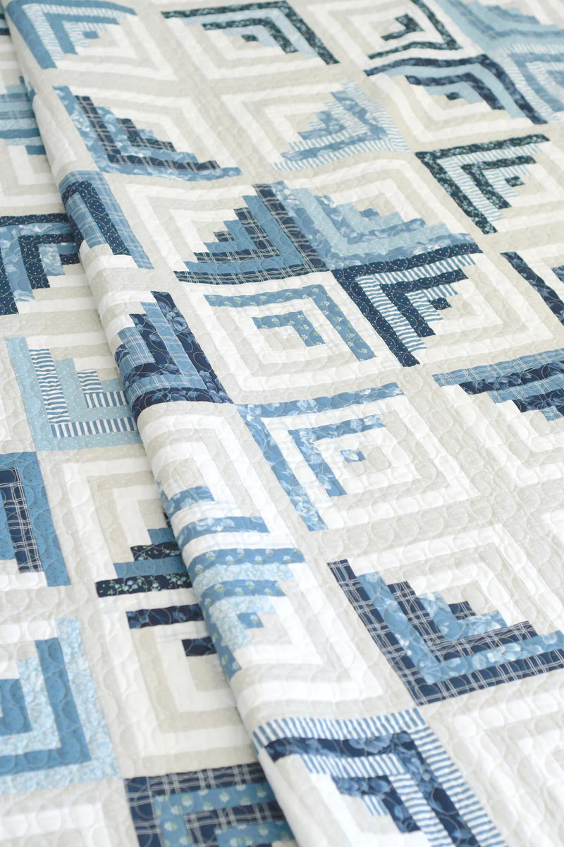 SWEET ESCAPE QUILT KIT IN NANTUCKET SUMMER BY CAMILLE ROSKELLEY - MODA ...