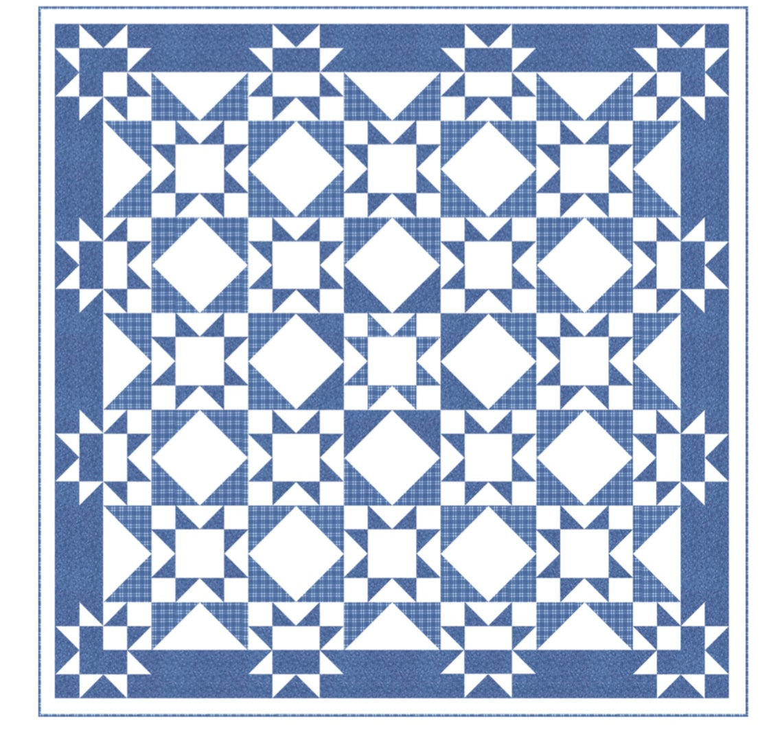 PREORDER Something Blue Quilt Kit using Blueprint by Camille Roskelley ...