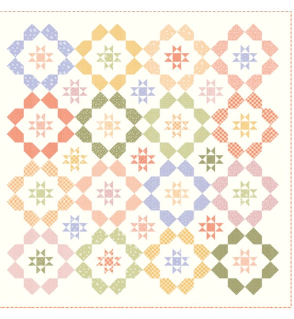 Ohio Bound Quilt Kit using Pastel Prairie from Heather Briggs- Moda ...