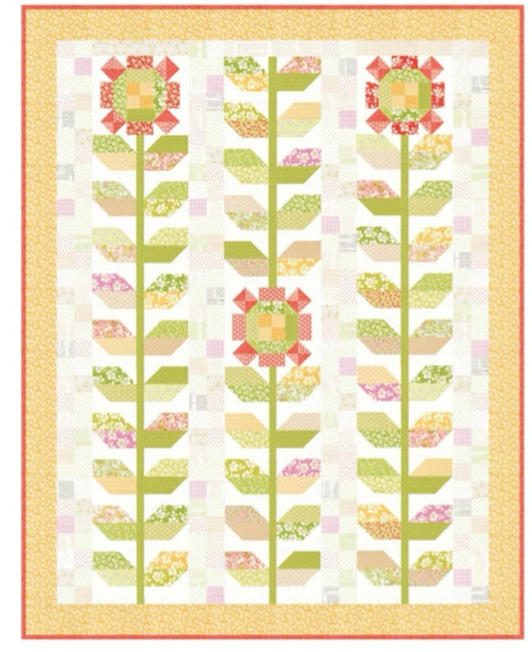 Maisy Daisies Quilt Kit using Summers End by Fig Tree- Moda -56" X 71 ...