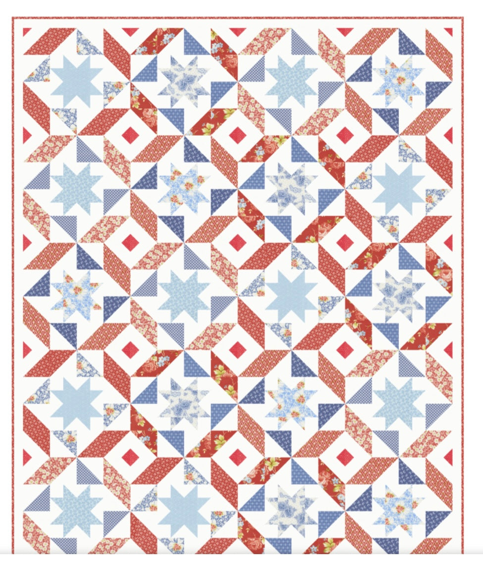 PREORDER Blizzard Stars Quilt Kit - Pattern by My Wandering Path - usi ...