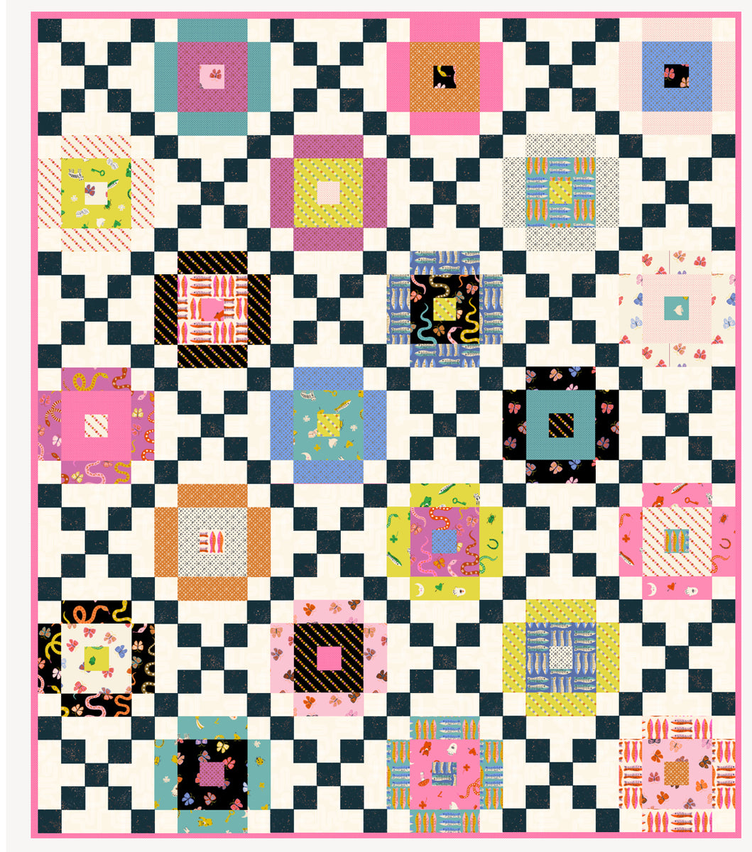 Lucky Links - Quilt Kit in Throw Size- Ooh Lucky Lucky - Pattern not i ...