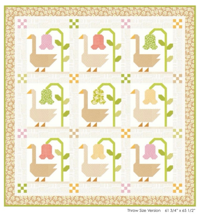 Gertrude Quilt Kit using Summers End by Fig Tree- Moda -61 3/4" X 65 1 ...