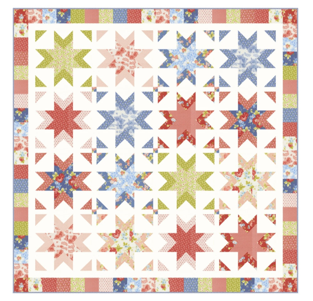 PREORDER Sparklers Quilt Kit - Pattern by Wendy Shepard - using Rosie ...