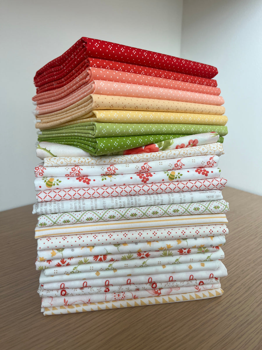 Strawberry Lemonade Bundle - Fig Tree Fabrics-Corey Yoder- Low volume ...