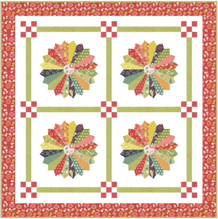 Raspberry Summer Quilt Kit KIT37690 by Sherri and Chelsi- Moda- 2 Proj ...