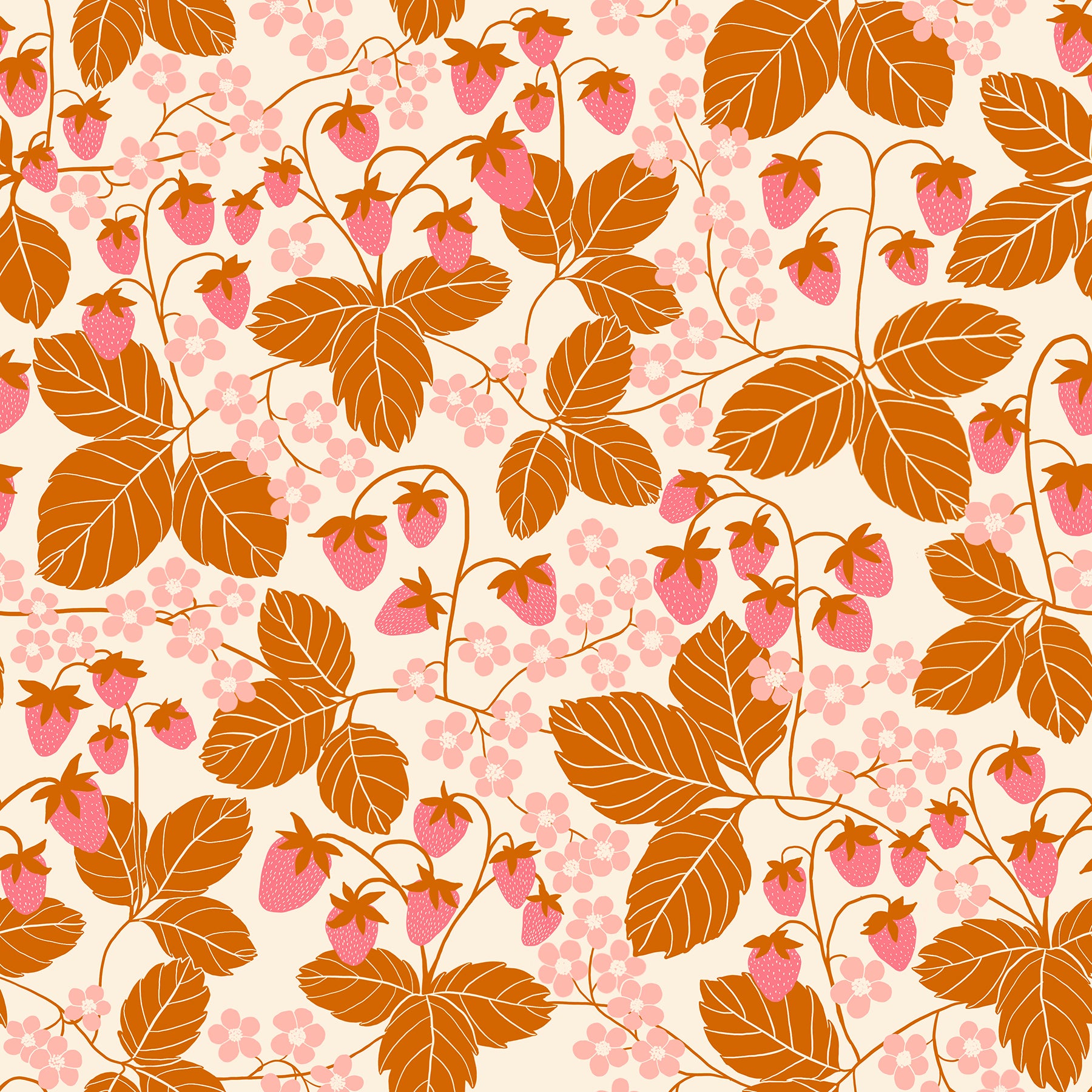 Reimagined Landscapes Strawberry Field Bashful RS6054 11 by Jen Hewett ...