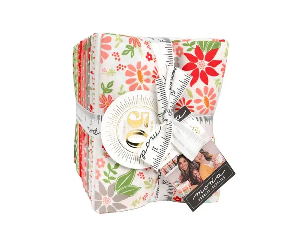 Poinsettia and Pear Fat Quarter Bundle 37710AB by Sherri and Chelsi- M ...