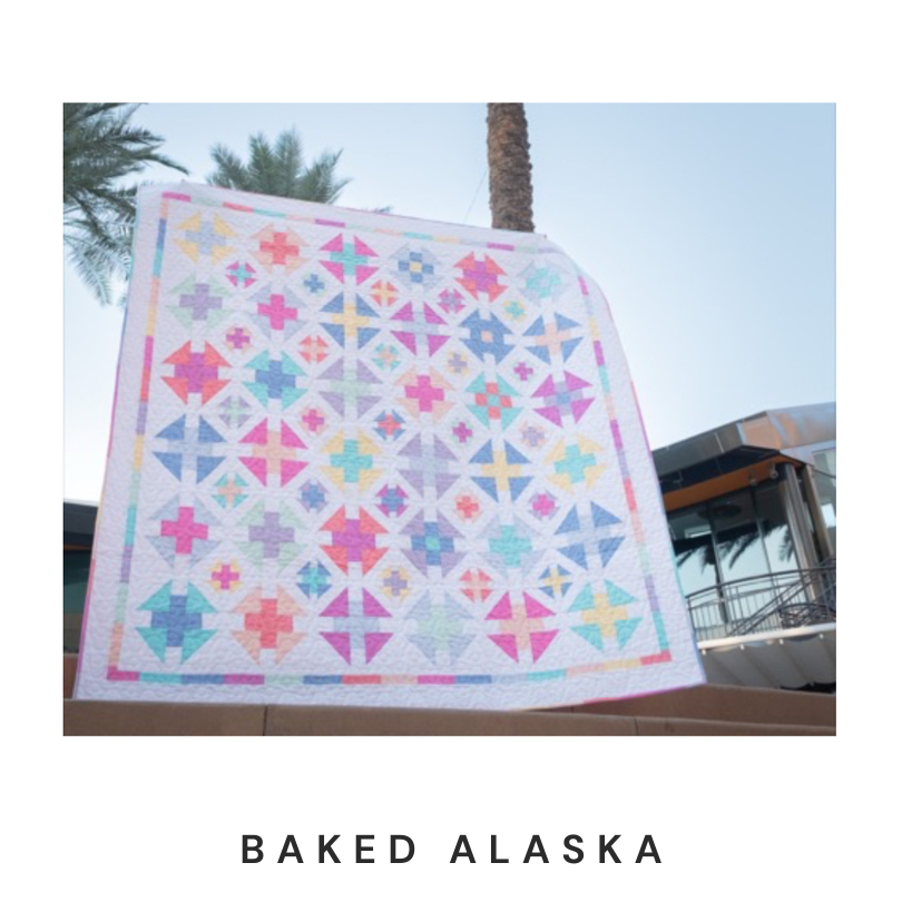 Baked Alaska Quilt Kit using Bella Solids by Moda- 71 3/4" X 71 ...