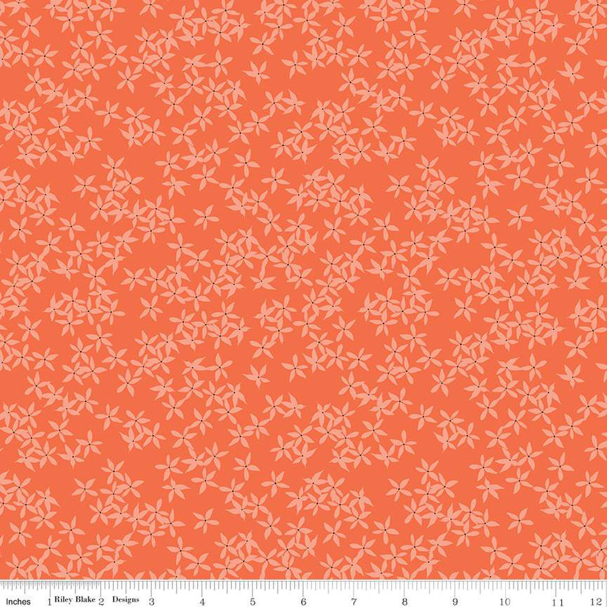 Maple Floral C12476-SALMON by Gabrielle Neil Designs For Riley Blake D ...