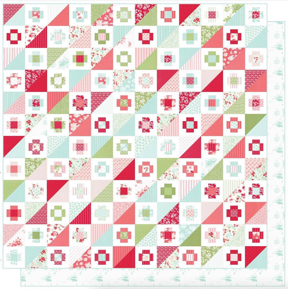 Rosemary Quilt Kit using Lighthearted by Camille Roskelley of Thimble ...