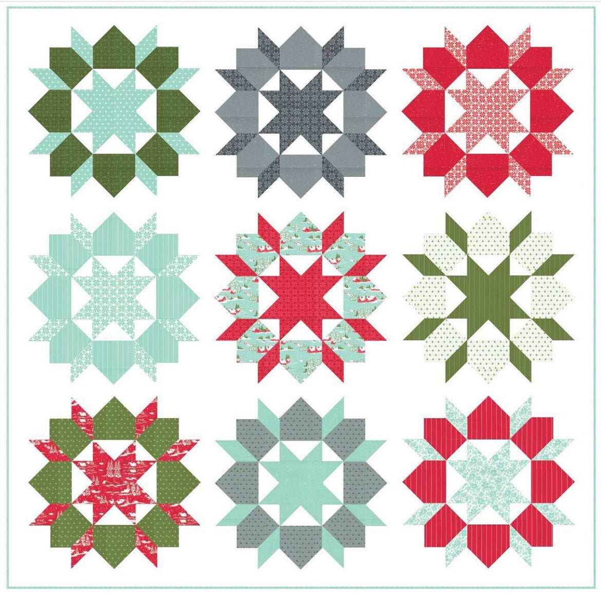 Swoon Quilt Kit in Merry Little Christmas – HandmadeIsHeartmade
